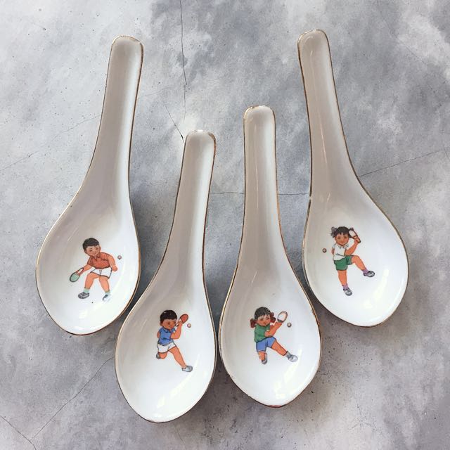 Vintage Ping Pong Bowls & Spoons, TV & Home Appliances, Kitchen ...