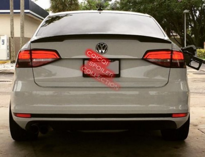 Volkswagen Jetta MK6 Boot Spoiler in Glossy Piano Black, Car ...