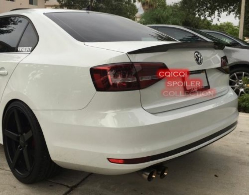 Volkswagen Jetta MK6 Boot Spoiler in Glossy Piano Black, Car ...