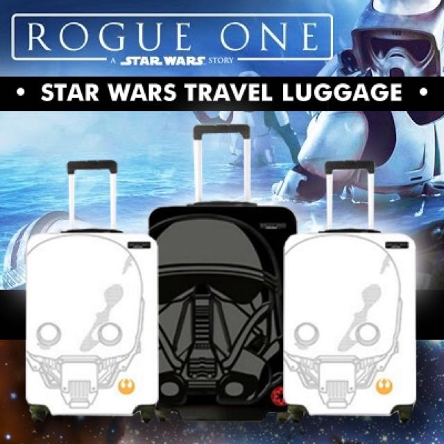 BNIB AUTHENTIC DISNEY STAR WARS LUGGAGE (limited edition), Everything ...