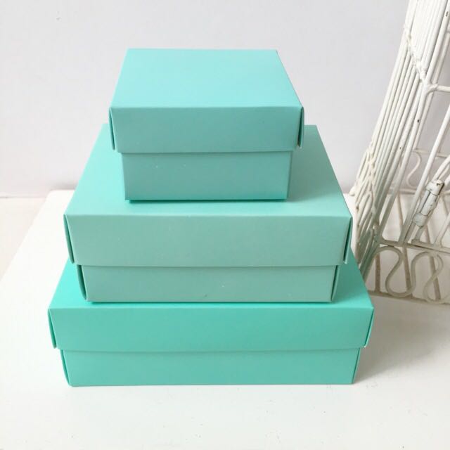 DIY Tiffany Blue Gift Box, Hobbies & Toys, Stationery & Craft, Craft ...