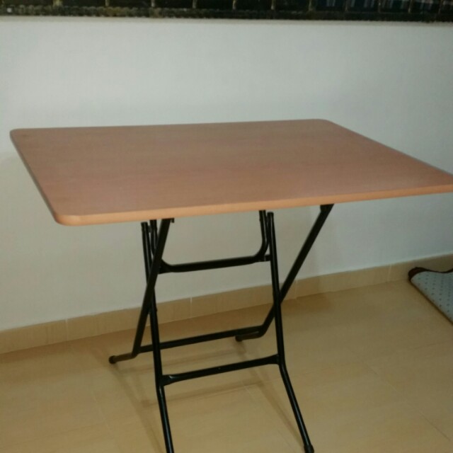 Foldable table, Furniture & Home Living, Furniture, Tables & Sets on ...