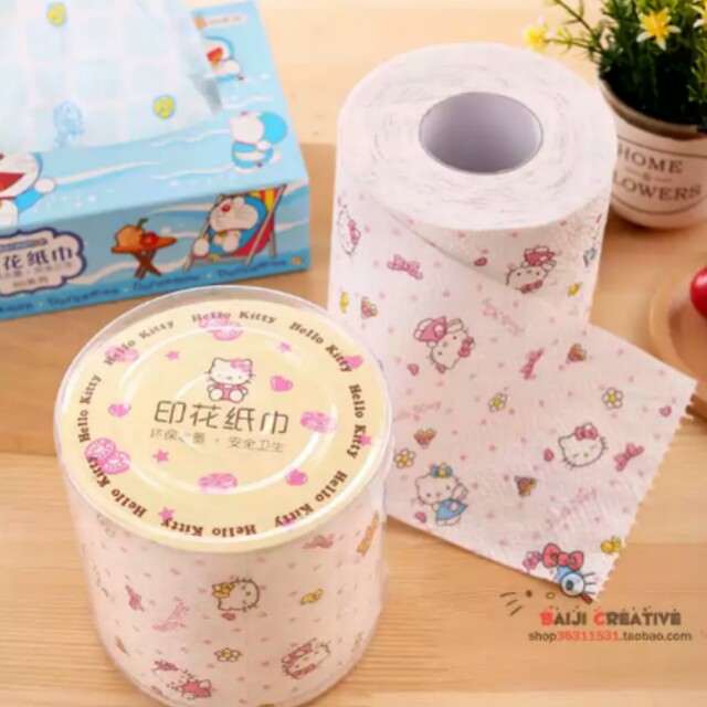 Hello Kitty Tissue Roll, Hobbies & Toys, Stationery & Craft, Handmade ...