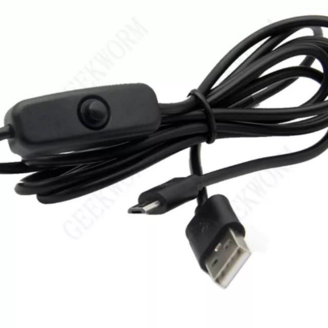 Micro USB Cable With In-line Switch 1.5m (Power only), Mobile Phones ...