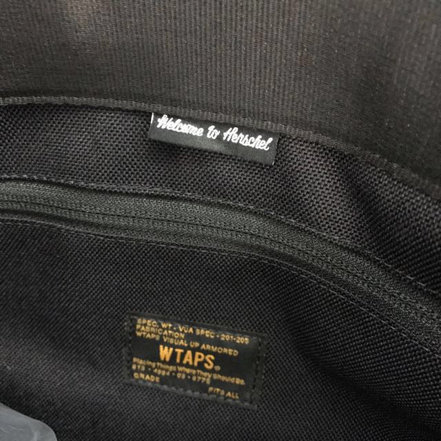 WTAPS x Herschel Supply Co. Shoulder Bag/Slingbag | Black, Men's Fashion, Bags, Sling Bags on ...