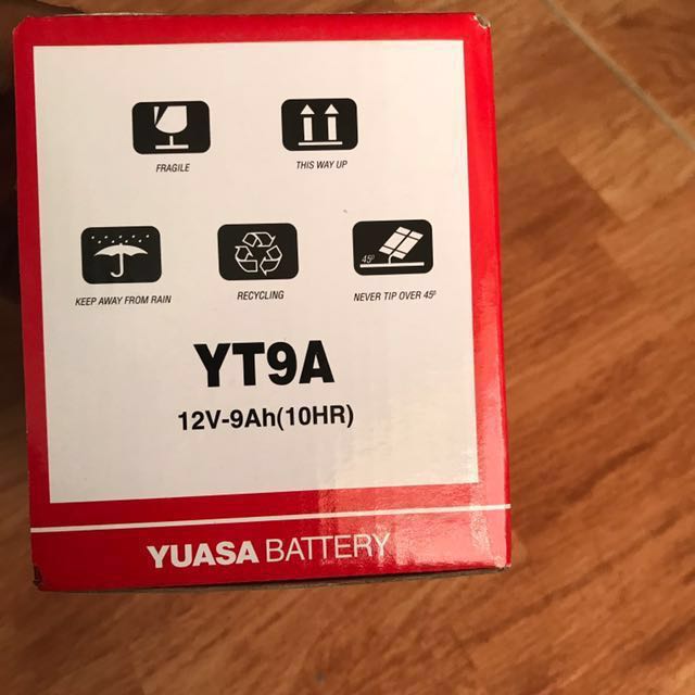 Yuasa YT9A Battery, Motorcycles, Motorcycle Accessories on Carousell