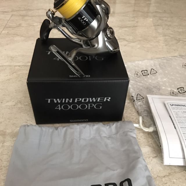 BNIB Fishing reel Shimano twinpower 4000PG, Sports Equipment, Fishing on Carousell