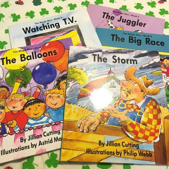 （連CD)The magic box LEVEL 1 (book 1-5), 興趣及遊戲, 書本 & 文具, 兒童書籍 - Carousell