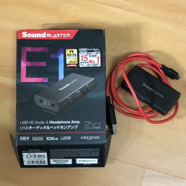 Creative Soundblaster E1 Headphone Amp, Audio, Soundbars, Speakers ...