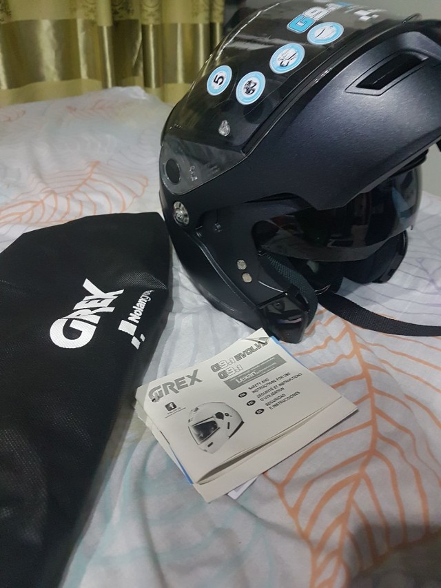 Nolan Grex G.91 Flip Up Helmet, Motorcycles, Motorcycle Apparel on ...
