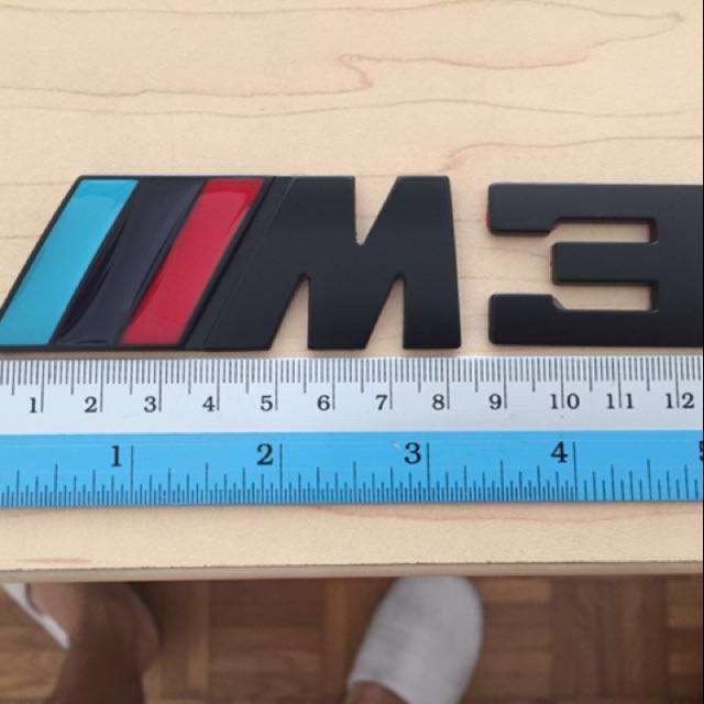 M3 Emblem / Logo / Badge (Metal), Car Accessories on Carousell