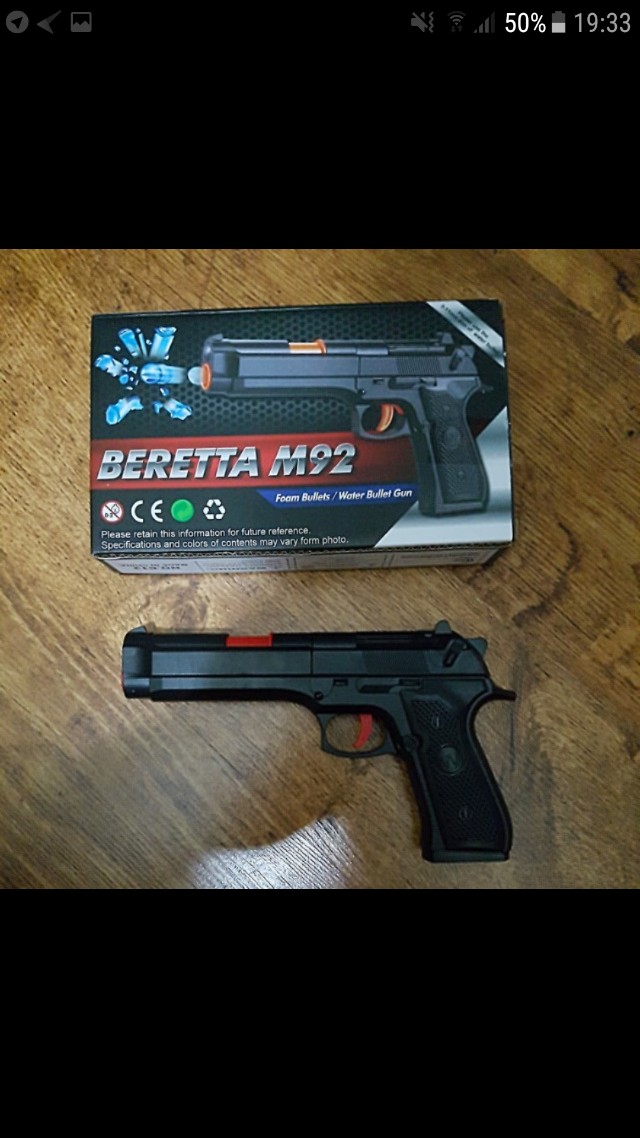 Nerf toy gun wbb pistol beretta m92, Hobbies & Toys, Toys & Games on ...