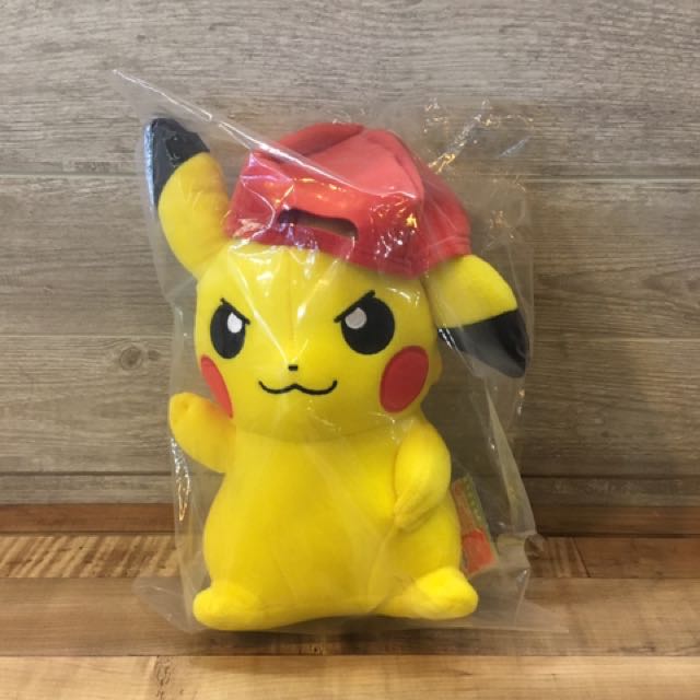 Pokemon Pikachu Plush with Ash's Cap, Hobbies & Toys, Toys & Games on ...