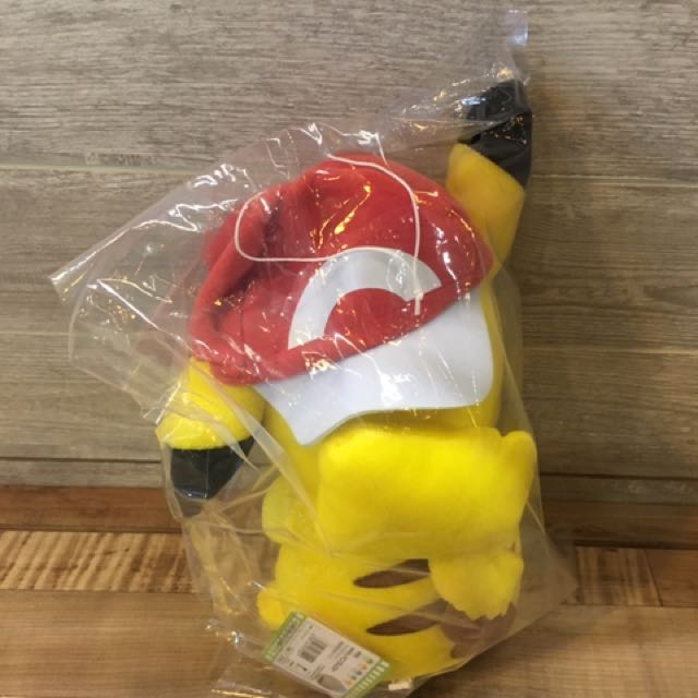 Pokemon Pikachu Plush with Ash's Cap, Hobbies & Toys, Toys & Games on ...