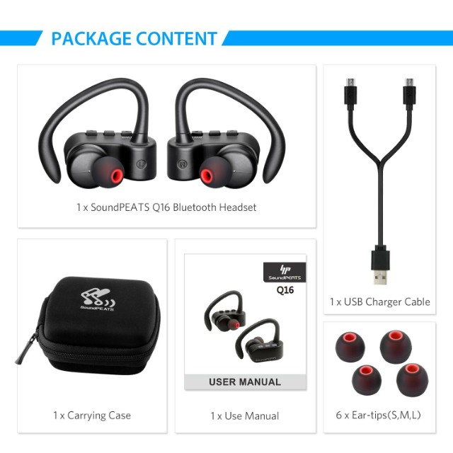 SoundPEATS Q16 Truely Wireless Stereo Bluetooth, Audio, Earphones on ...