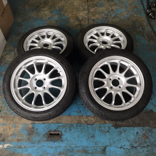 Ssr type f 16 inch sports rim honda city tyre 70%.. duk tepi sungai ...