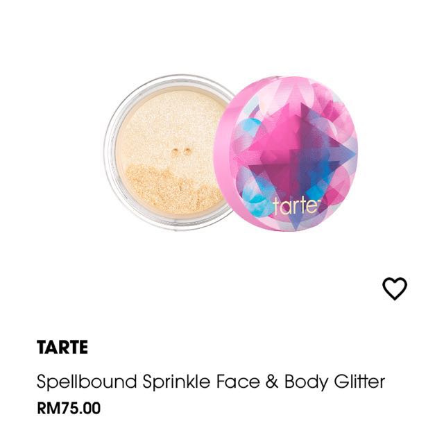 Tarte Spellbound Sprinkle Face & Body Glitter, Beauty & Personal Care ...