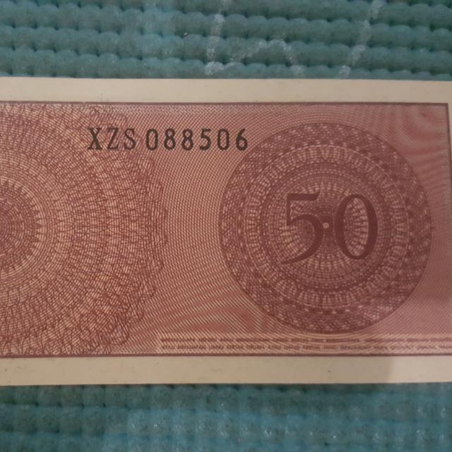 Uang Rp 50 Sen Tahun 1964, Antik, Uang Lama di Carousell