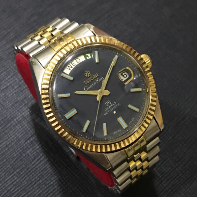 Vintage Titoni Cosmo King Watch, Women's Fashion, Watches & Accessories ...