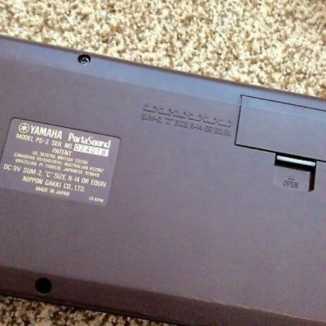 Yamaha PortaSound PS-2 Mini Keyboard With Case, Hobbies & Toys, Music ...