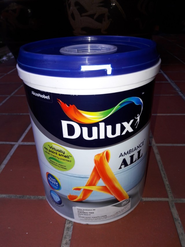 Dulux Paint 5 litres Evening Tide Ambiance All 21713, Furniture & Home ...
