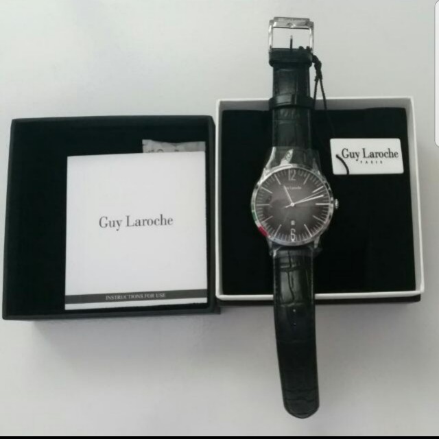 Guy Laroche Men dress watch, Luxury, Watches on Carousell