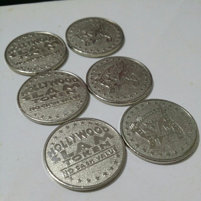 Hollywood Slam (Arcade Token) 1990. Nego Ok, Vintage & Collectibles ...