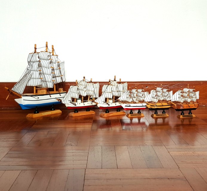 Nautical props - wooden ships in 3 sizes, Hobbies & Toys, Stationery ...