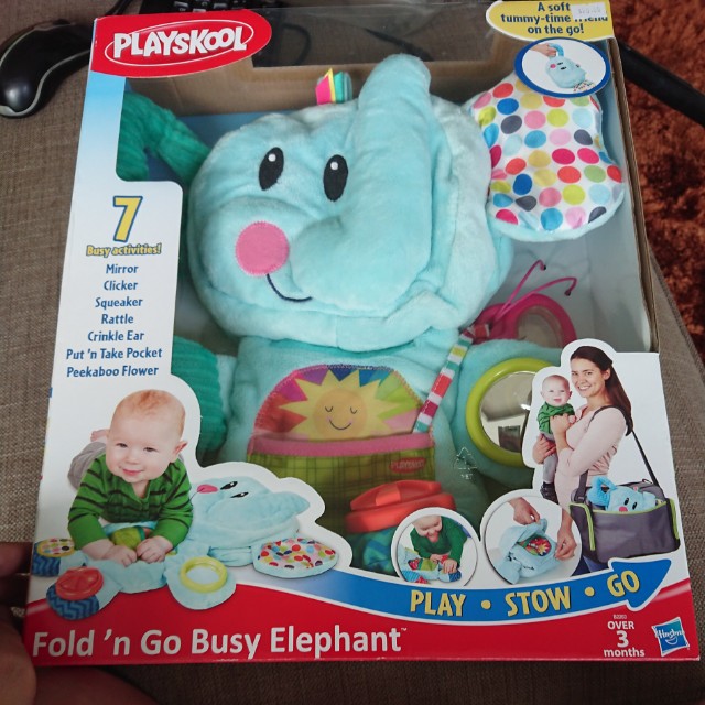 Playskool fold n go busy elephant, Babies & Kids, Infant Playtime on ...