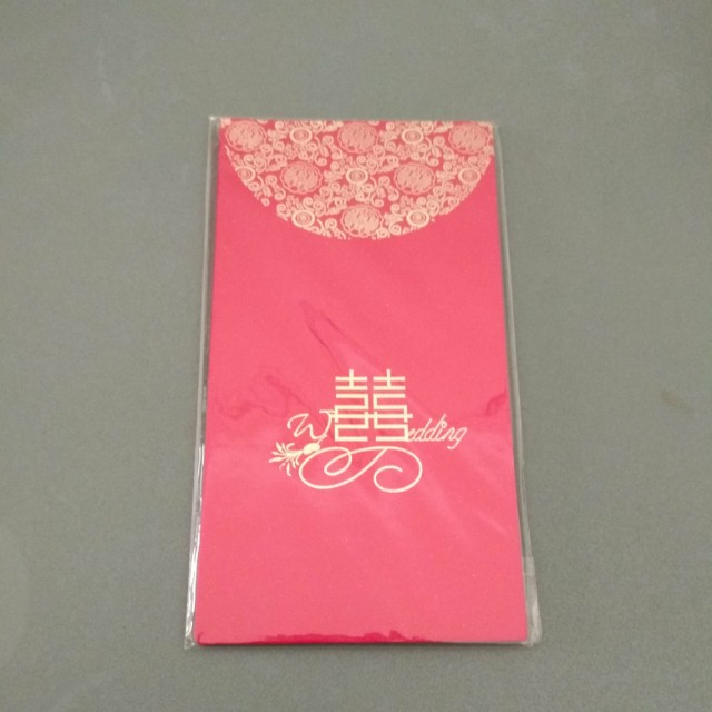 Red Packet wedding ang bao design 2, Everything Else on Carousell