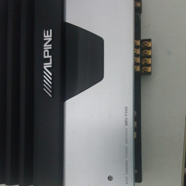 Alpine (4/3/2 channel power Amplifier MRV-F340), Car Accessories on ...
