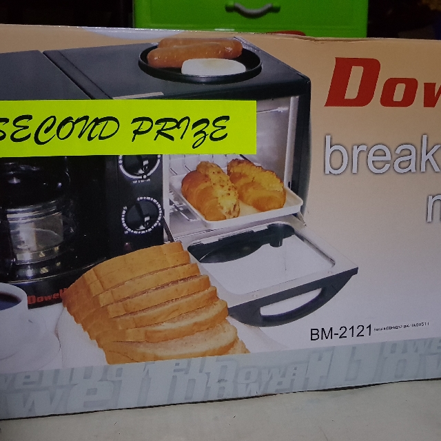 Dowell Breakfast Maker/Oven Toaster, TV & Home Appliances, Kitchen ...