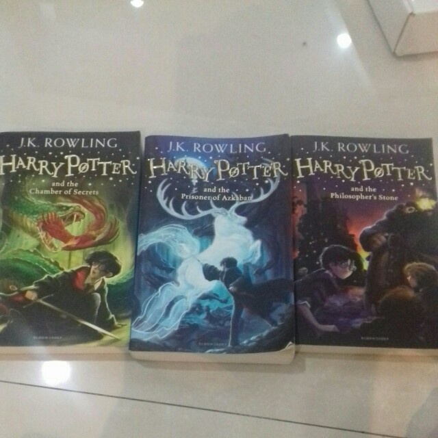 Harry potter (3books), Hobbies & Toys, Books & Magazines, Fiction & Non ...