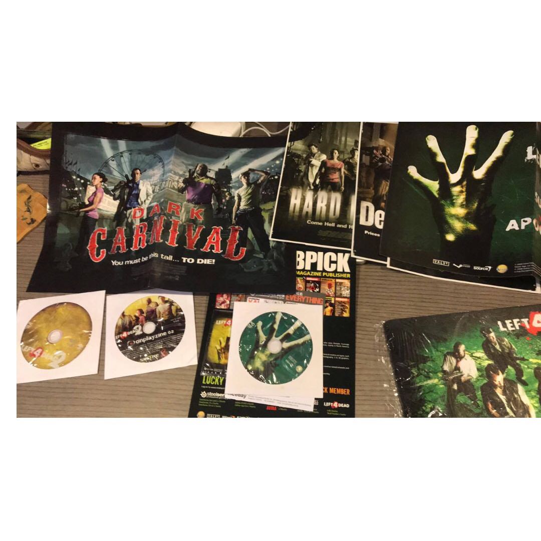 Left 4 Dead and Left 4 Dead 2 PC DVD Game Sets Valve L4D Shooter, Video ...