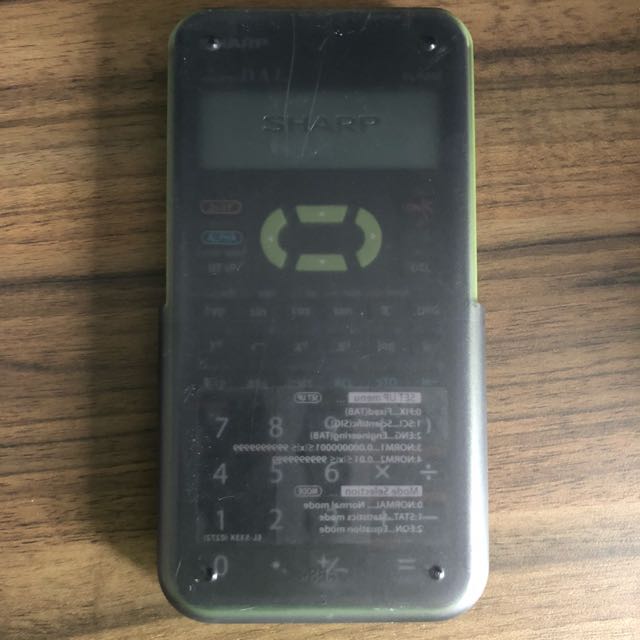 Sharp EL-533X Calculator, Computers & Tech, Office & Business ...