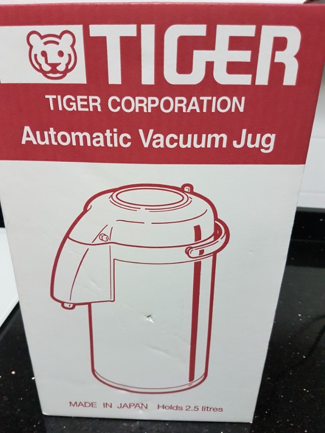 Tiger Automatic Vacuum Jug (2.5L), TV & Home Appliances, Kitchen ...