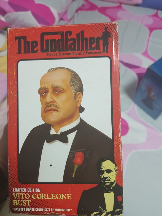 Bib vito corleone godfather bust (not statue,sideshow,neca,mcfarlane,dc ...