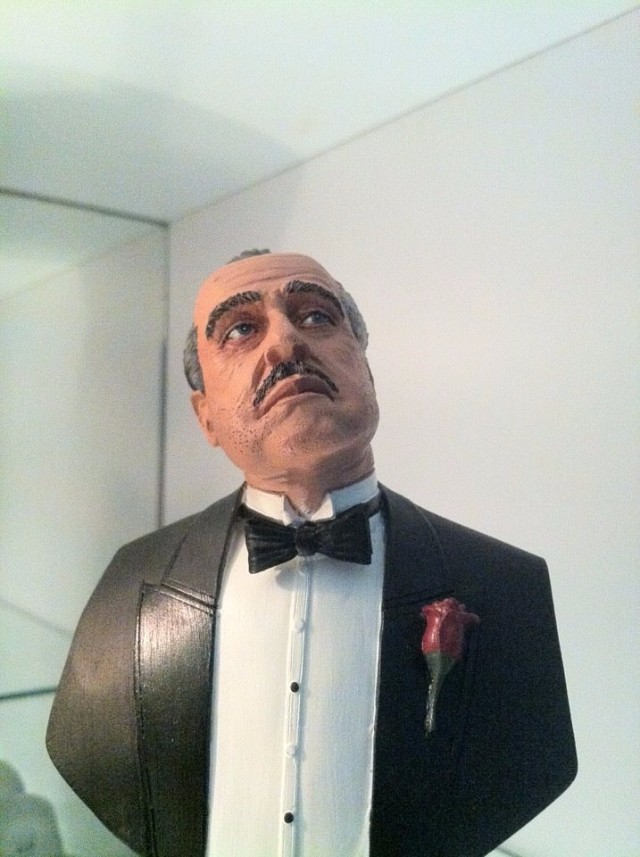Bib vito corleone godfather bust (not statue,sideshow,neca,mcfarlane,dc ...