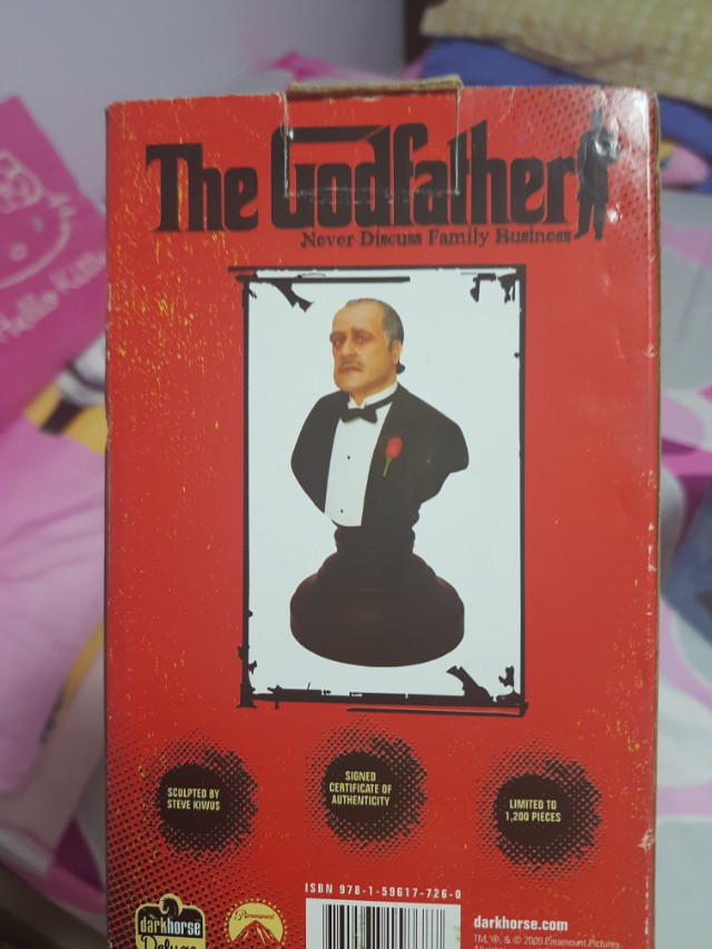 Bib vito corleone godfather bust (not statue,sideshow,neca,mcfarlane,dc ...