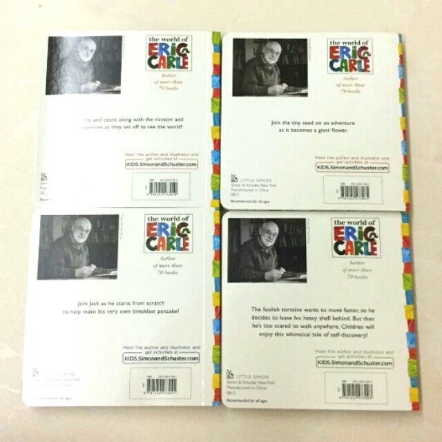 Eric Carle classic board books - new, Hobbies & Toys, Books & Magazines ...