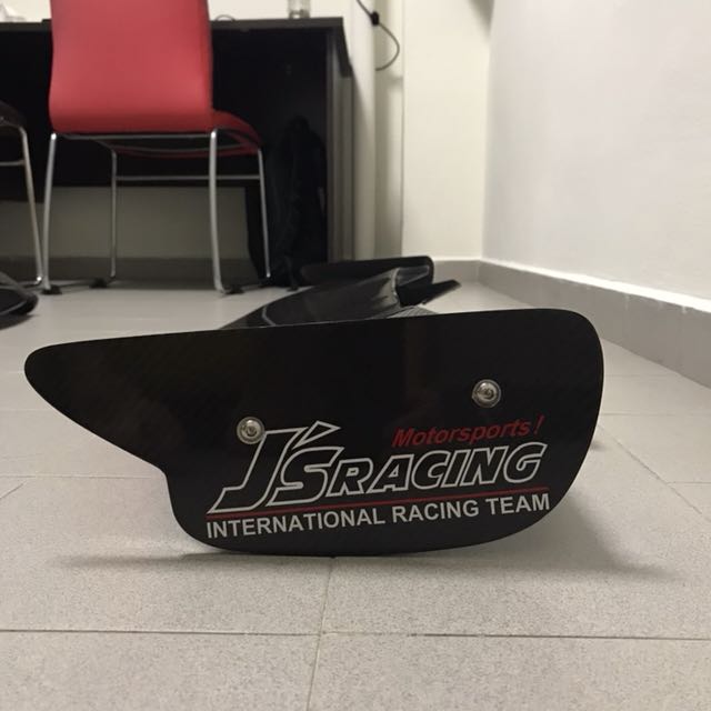 Honda Fit/Jazz gk5 js racing spoiler carbon fiber, Car Accessories on ...