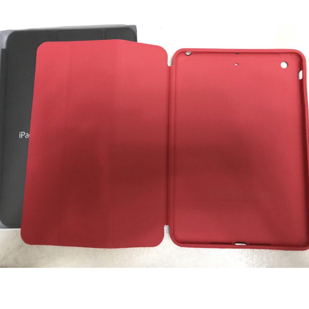 [Instock] iPad Min Casing 1/2/3 - Red & Black, Mobile Phones & Gadgets ...