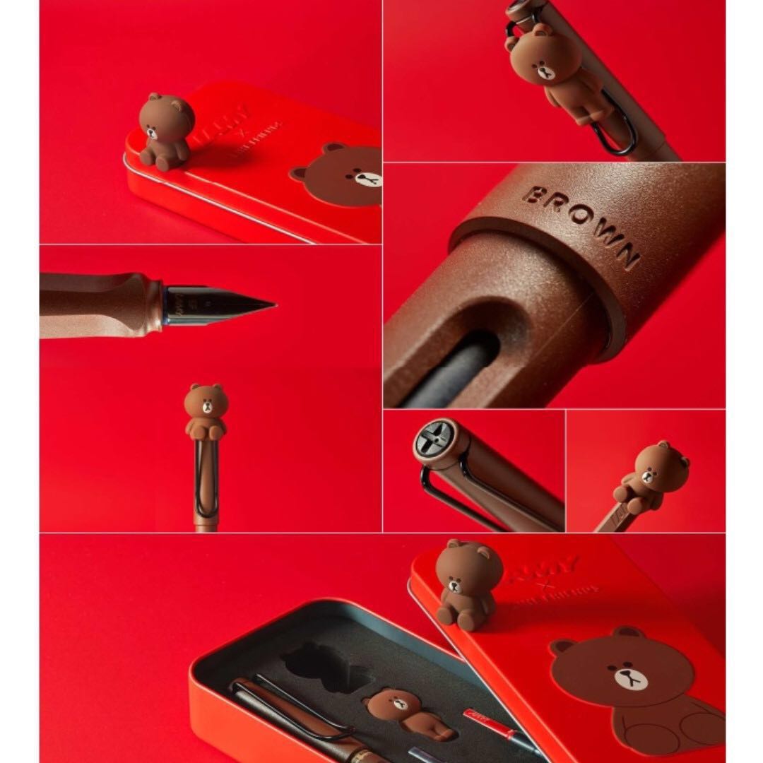 Line Friends Lamy Fountain Pen Brown Brand New Authentic!!! Last One ...