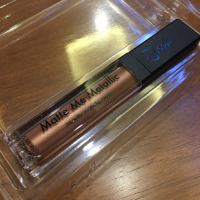 [NEW] Sleek MakeUP Matte Me Metallic Lip Cream - Roman Copper, Beauty ...