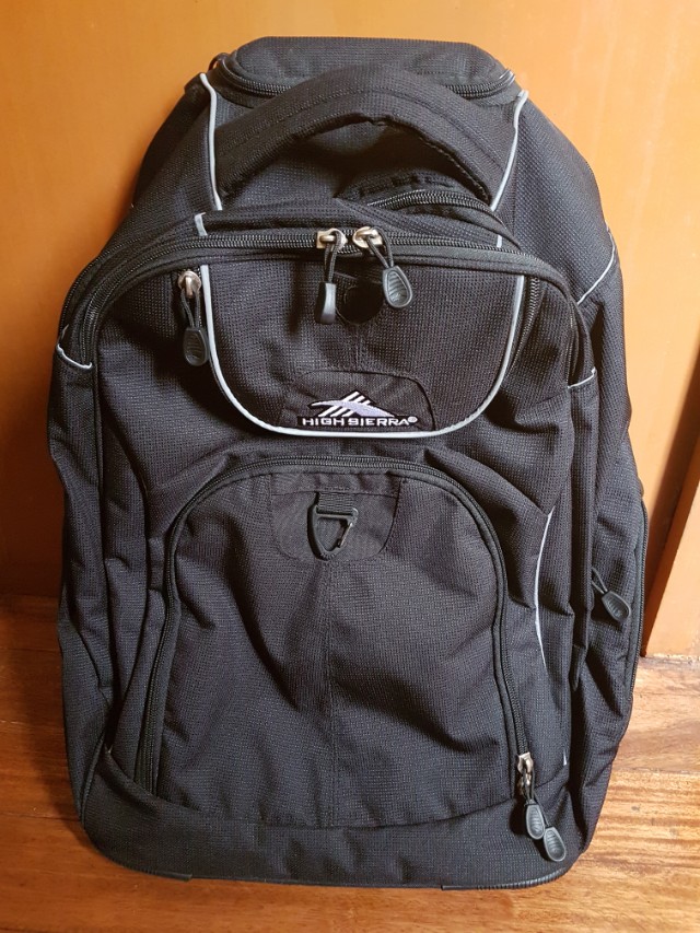 Original High Sierra Wheeled Backpack (Black), Everything Else, Others ...