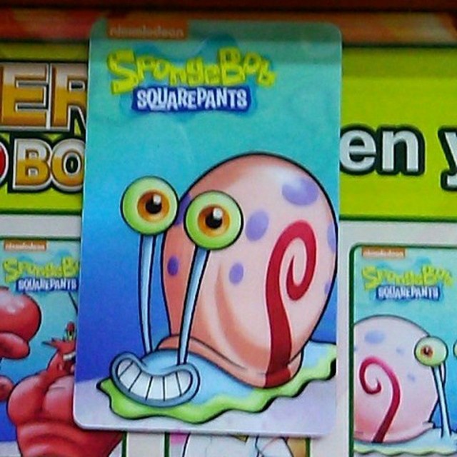 RARE Gary The Snail SpongeBob Card Arcade Coin Pusher Game Dave ...