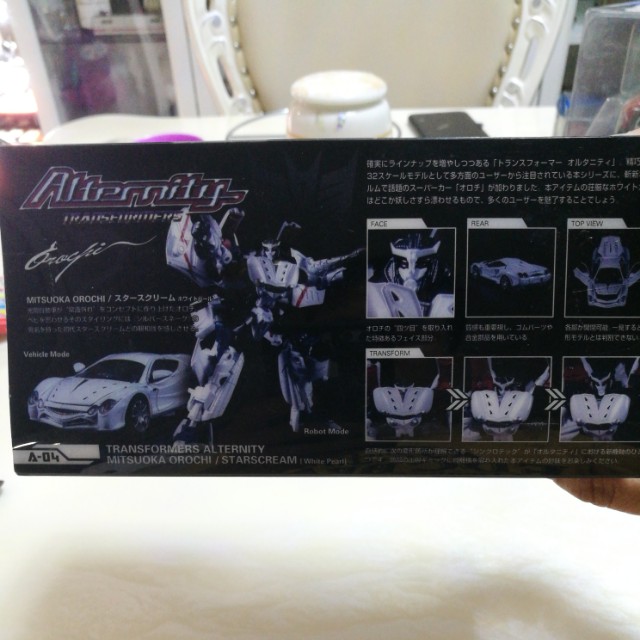 Transformer Alternity Starscream, Hobbies & Toys, Toys & Games on Carousell