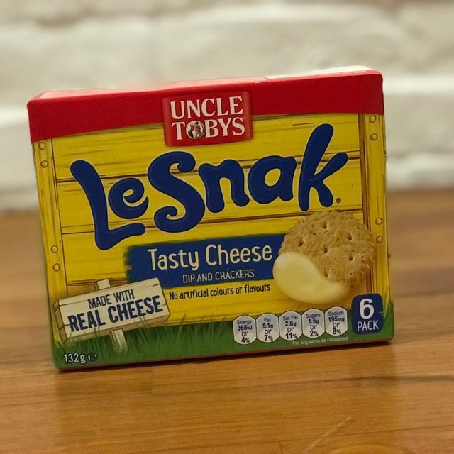 Uncle Toby Le Snak - tasty cheese 6 pack, Food & Drinks, Packaged ...