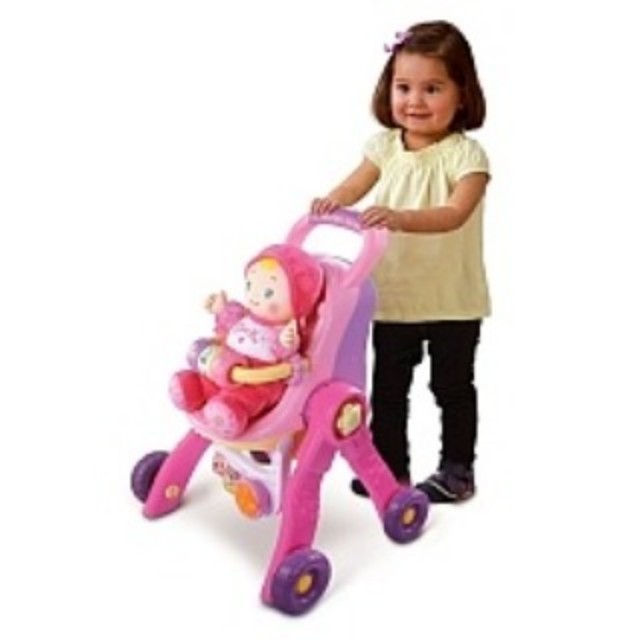 Vtech - Baby Amaze - 3-in-1 Care & Learn Doll Stroller - English ...
