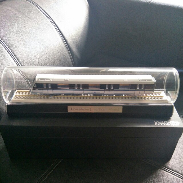 WTS: Limited Edition Downtown Line Train Model from KNACKSTOP on Carousell